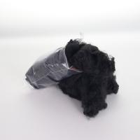 China High Tenacity Dope Dyed Black Virgin Polyester Staple Fiber 1.2Dx32mm For Spinning for sale