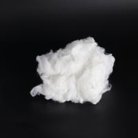 China 3D X 96mm Polyester Staple Fibre For Textile Production Semi Dull Raw White SD RW for sale