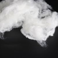 China 3D X 96mm Polyester Staple Fibre For Textile Production Semi Dull Raw White SD RW for sale
