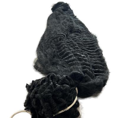 China Virgin Dope Dyed Black Uncutted Polyester Tow For Spinning 1.2D for sale