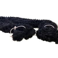 China Non Woven Fabric 3D Polyester Tow Black Uncutted With OEKO-TEX STANDARD 100 Industry Standard for sale
