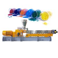 China High Torque Gearbox Twin Screw Extruder with Modular Barrel and Screw Design for Wear-Resistant Plastic Extrusion Machine for sale