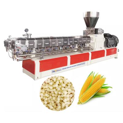 China PLA Biodegradable Plastic Granulator with 5-1200kg/h Output Capacity and 40:1 L/D Ratio Twin Screw Extruder for sale