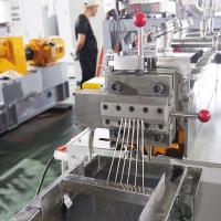 China High Speed Co-Rotating Twin Screw Plastic Extrusion Line for sale