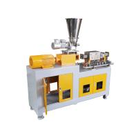 China 10kg/H Laboratory Co-Rotating Twin Screw Extruder with PLC Control - 28-60:1 L/D Ratio, 5-20kg/h Output for sale