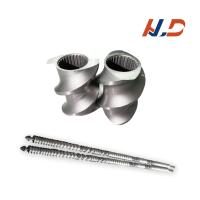 China Processed Alloy Steels Extruder Screw And Barrel For High And Low Pressure Granulator for sale