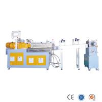 China Lab Scale Twin Screw Extruder Starch Pellet Extruder Line With Air Cooled Conveyor Belt for sale