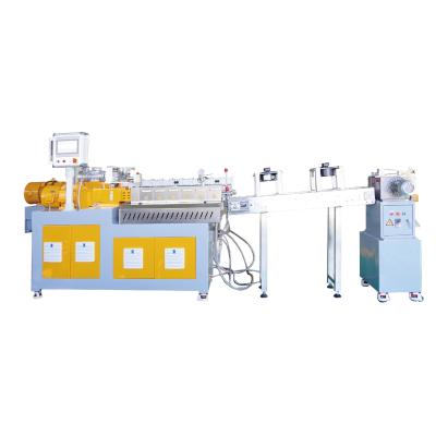 China PVA Water Soluble Plastic Pellet Extruder Machine with 5-1500 kg/h Output and Air Cooling Strand System for sale