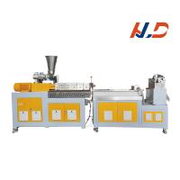 China Co-Rotating Twin Screw Extruder for Masterbatch Compounding with 5-1500kg/h Output and 28-60:1 L/D Ratio for sale