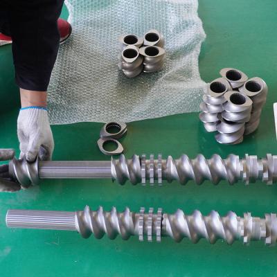 China Extrusion Screw Barrel Bolts Spare Parts For Plastic Twin Screw Extruder Machine for sale