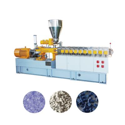 China High Torque Twin-Screw Compounding Extruder for Plastic Alloying with 28-60:1 L/D Ratio and 5-1500 kg/h Output Capacity for sale