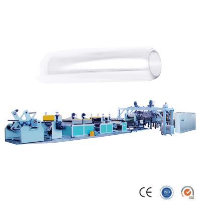 China PE LLDPE Two Layer Plastic Sheet Film Extrusion Machine with 300-700kg/h Output Capacity for Precise Thickness Control for sale