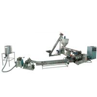 China PLC Control Two Stage Compounding Extruder Machine for Plastic Shoe Soles 5-1200kg/h Output for sale
