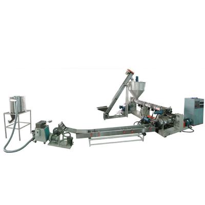 China PLC Control Two Stage Compounding Extruder Machine for Plastic Shoe Soles 5-1200kg/h Output for sale