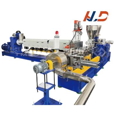 China Two Stage Compounding Extruder Pelletizing System for PP PE PET Film with 5-1200kg/h Output Capacity for sale