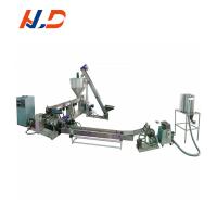 China HLD Plastic Extruder Factory 500-1000kg/h Plastic Shoe Sole Material Two Stage Compounding Extruder Machine PLC Control for sale