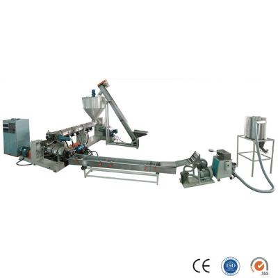 China PLC Control Plastic Extruder Factory 500-1000kg/h Plastic Shoe Sole Material Two Stage Compounding Extruder Machine for sale