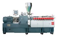 China High Speed Co-Rotating Twin Screw Plastic Extrusion Line for sale