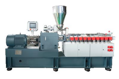 China High Speed Co-Rotating Twin Screw Plastic Extrusion Line for sale