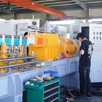 China PVC Cable Granules -65/150 Two Stage Screw Compounding Plastic Extruder Pelletizing Machine for sale