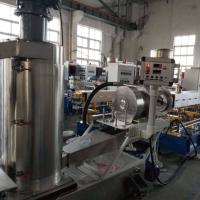 China CE Plastic Industry PP PE Vertical Water Ring Pelletizing System Waste Plastic Granulator for sale