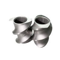 China Kneading Block Shear Elements for Twin Screw Extruder, 30/45/60/90° Mixing Blocks for Polymer Blending for sale