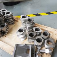 China Twin Screw Extruder Barrel and Screw Elements, Complete Screw Shaft Assembly for Plastic Extrusion Machine for sale