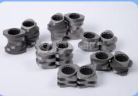China Wear-resistant Alloy Threaded Elements and Sleeves with HRC 65 Hardness and Modular Design for Twin Screw Extruders for sale