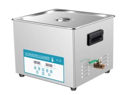 China ROHS Approved Ultrasonic Digital Cleaner 15L Capacity Power 360W for sale