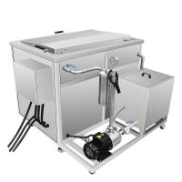 China Auto Parts 88L Industrial Ultrasonic Cleaner With Oil Filter System for sale