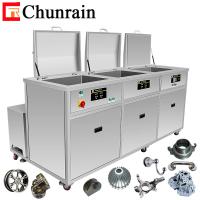 China 3 tanks 264L ultrasonic cleaners for compressor spare parts automobile maintenance tools degreasing CR-3120GH for sale