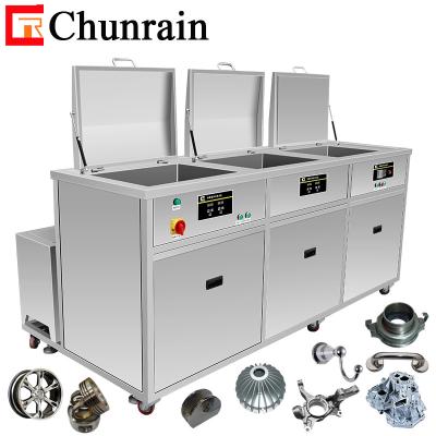 China 3 tanks 264L ultrasonic cleaners for compressor spare parts automobile maintenance tools degreasing CR-3120GH for sale