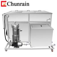 China Industrial Ultrasonic Cleaner With Filter System For Wheel Rim , Heat Exchanger Bearings Cleaning Bath 1500L for sale