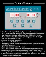 China CR-010S 2L 60W Professional Desktop Digital Ultrasonic Cleaner with Heater and Degas and Semiwave for Dental Lab for sale