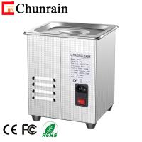 China Digital Dental Ultrasonic Cleaner , 2Liters 60Watt Jewelry Ultrasonic Cleaning Machine for sale
