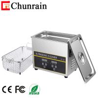 China Small 3.2Liters 120W Digital Ultrasonic Cleaner For Dental Parts FCC Listed for sale