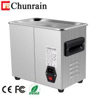 China Small 3.2Liters 120W Digital Ultrasonic Cleaner For Dental Parts FCC Listed for sale