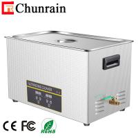 China Filtration 600W 30L Digital Ultrasonic Cleaner For Metal Fittings Plastic Parts for sale