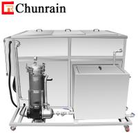 China DPF Heavy Oil High Power Ultrasonic Cleaner , 1500L 28KHZ Car Parts Ultrasonic Cleaner for sale