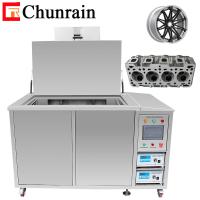 China 360L 3600W Big Industrial Automatic Ultrasonic Cleaner With Lifting Heavy Oil for sale