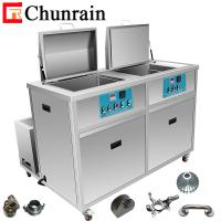 China ROHS 264L Industrial Ultrasonic Cleaning Equipment 2 Tanks For Cutter Tool Parts for sale