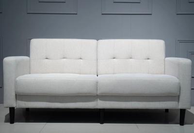 China White Tufted Velvet Living Room Sofa for sale