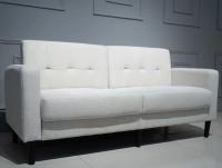 China White Tufted Velvet Living Room Sofa for sale
