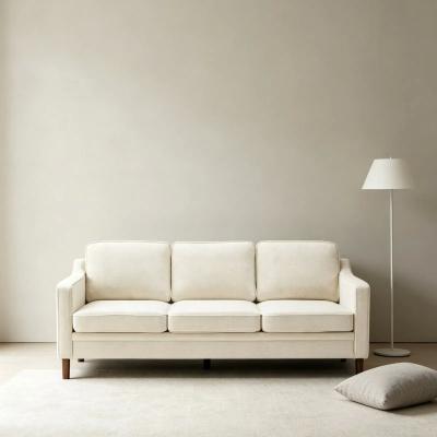 China MID-Century Style Linen Sofa for Living Room for sale