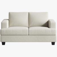 China Contemporary Beige Upholstered Sofa for Living Room for sale