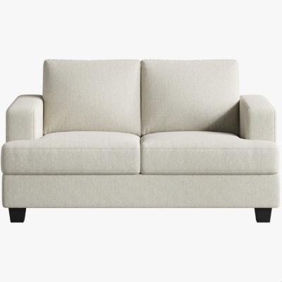 China Contemporary Beige Upholstered Sofa for Living Room for sale