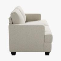 China Contemporary Beige Upholstered Sofa for Living Room for sale