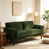 China Modern Dark Green Corduroy Sofa for sale