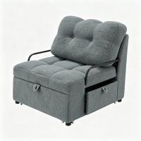 China Ergonomic Adjustable Backrest Sofa Bed with Convenient Storage Space for sale