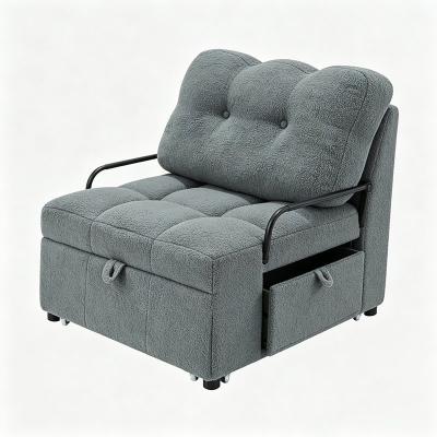 China Ergonomic Adjustable Backrest Sofa Bed with Convenient Storage Space for sale